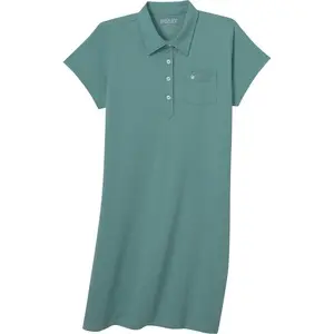 Boast Pima Cotton Club Polo Dress - Seafoam