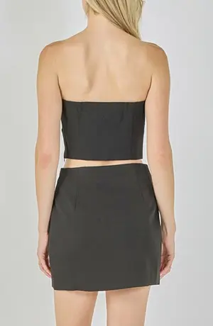 Endless Rose Strapless Crop Top