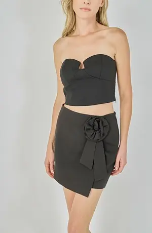 Endless Rose Strapless Crop Top
