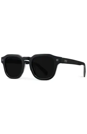 WMP EYEWEAR Nelson48mm Classic Square Polarized Sunglasses - Black
