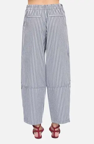 J.O.A. Striped Wide Leg Pants