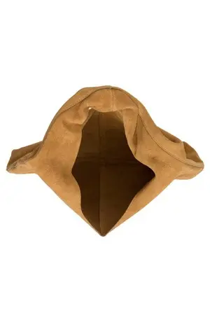 Mango Joel Suede Shoulder Bag - Medium Brown