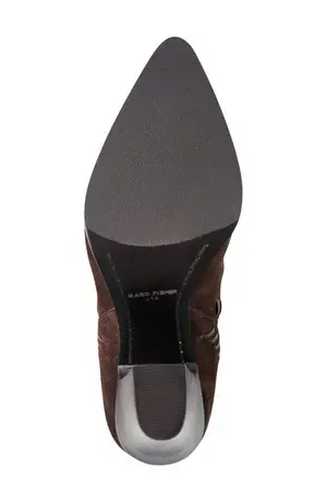 Marc Fisher Alvira Bootie - Dark Brown