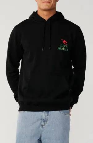 Rip Curl Aloha Spirit Fleece Hoodie - Black