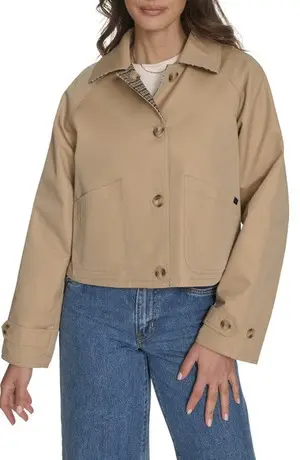 LEVI'S Reversible Crop Trench Jacket