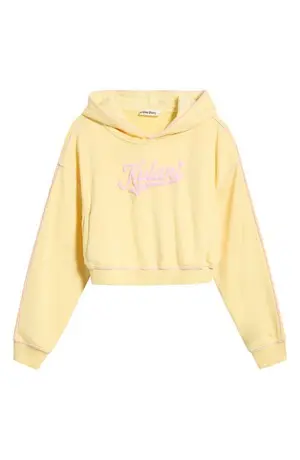 KULANI KINIS Puff Paint Cropped Hoodie