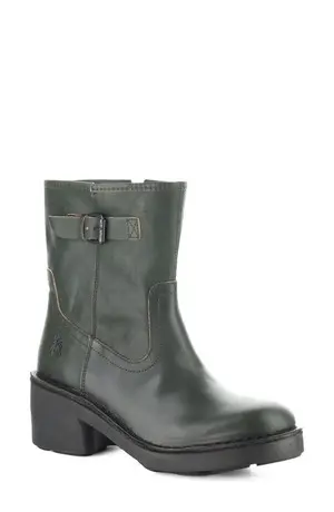 Fly London Nakky Block Heel Bootie