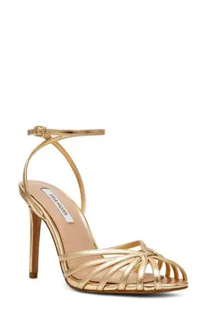 Steve Madden Mizuna Ankle Strap Sandal - Gold