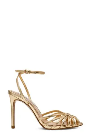 Steve Madden Mizuna Ankle Strap Sandal - Gold