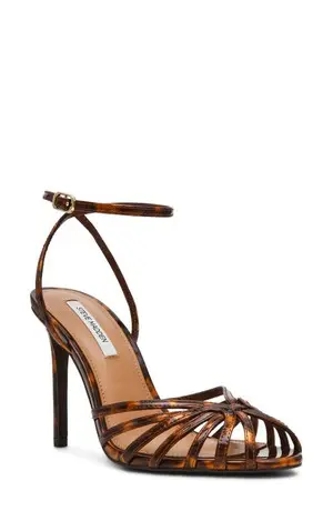 Steve Madden Mizuna Ankle Strap Sandal Tortoise