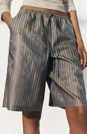 REFORMATION Sandy Striped Shorts