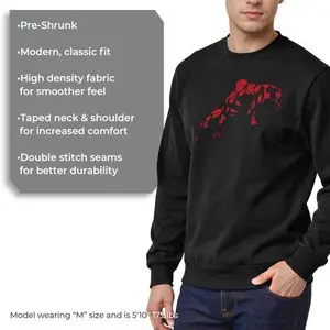MARVEL: SPIDER-MAN Marvel Spider-man Vintage Red Wraith Shadow Pose Sweatshirt