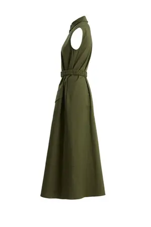 GIZIA Sleeveless Shirt Dress