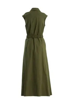 GIZIA Sleeveless Shirt Dress