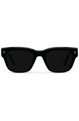WMP EYEWEAR Clint Rectangular Polarized Sunglasses - Black