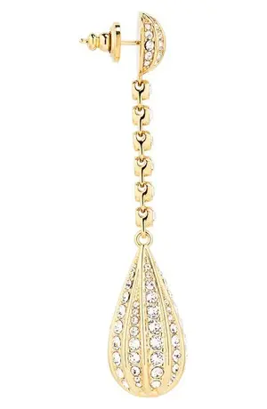 Valentino Garavani Linear Drop Earrings With Crystal Embellishments