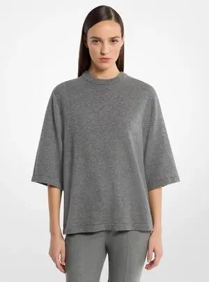 Michael Kors Cashmere T-shirt - Grey