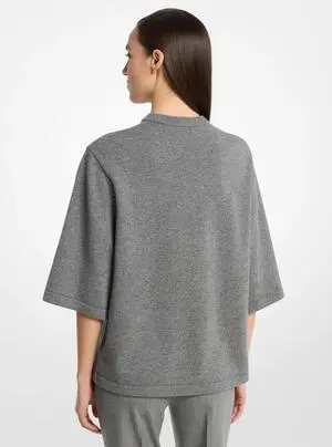 Michael Kors Cashmere T-shirt In Size By - Grey
