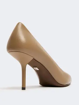 Max Mara Soft Nappa Leather Court Shoes