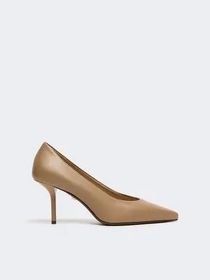 Max Mara Soft Nappa Leather Court Shoes