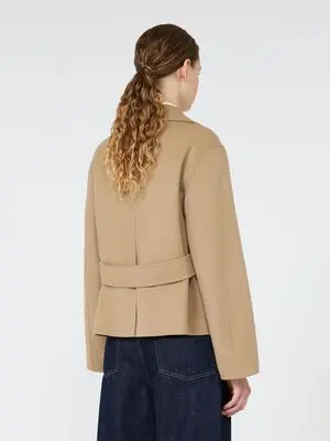 Max Mara Double Wool Cropped Jacket