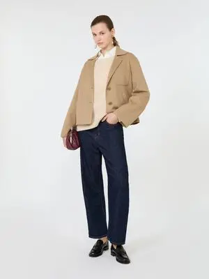 Max Mara Double Wool Cropped Jacket