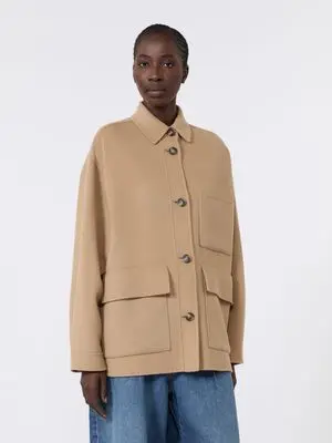 Max Mara Double Wool Oversize Shirt Jacket