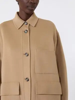 Max Mara Double Wool Oversize Shirt Jacket