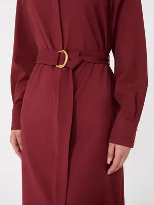 Max Mara Woollen Cloth Shirt Dress