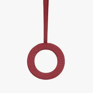 Cuyana Women's Letter Keychain O Ruby/nude
