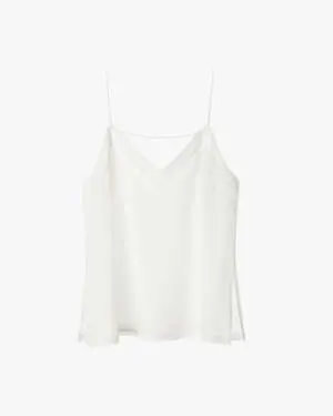 Cuyana Silk Cami Top - White