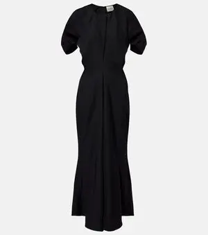 Khaite Ria Maxi Dress - Black
