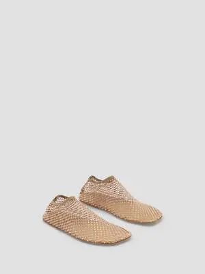 Christopher Esber Minette Embellished Mesh Ballerina Flats