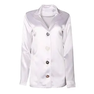 VESTIAIRE D'UN OISEAU LIBRE Pj Silk Shirt - White