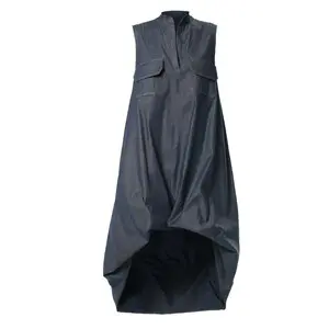 METAMORPHOZA High-low Denim Dress - Blue