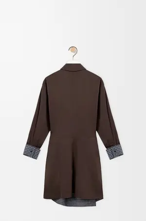 Loewe Dress In Cotton And Silk