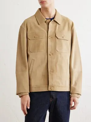 Polo Ralph Lauren Panelled Suede Jacket