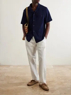 Polo Ralph Lauren Pointelle Cotton-knitted Polo Shirt