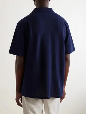 Polo Ralph Lauren Pointelle Cotton-knitted Polo Shirt