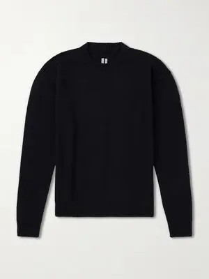 Rick Owens Cashmere-blend Knitted Sweater - Black