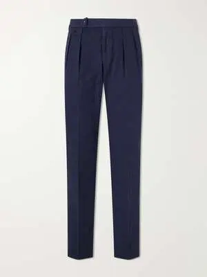 Polo Ralph Lauren Straight-leg Cotton Trousers - Navy