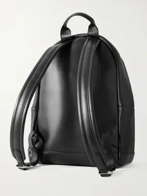 TOM FORD Buckley Full-grain Leather Backpack - Black