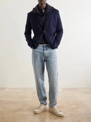 Sease Virgin Wool Hooded Blazer
