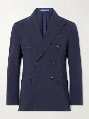 Polo Ralph Lauren Double-breasted Cotton-canvas Suit Jacket