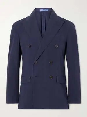 Polo Ralph Lauren Double-breasted Cotton-canvas Suit Jacket