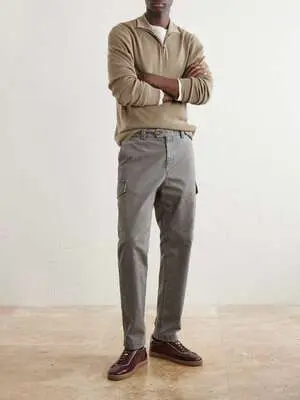 Sease Waffle Turtle-neck Wool-knitted Sweater