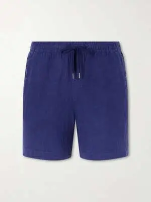 Polo Ralph Lauren Straight-leg Linen Shorts - Navy