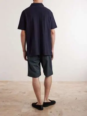 Paul Smith Organic Herringbone Cotton-piqué Polo Shirt