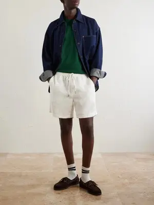 Polo Ralph Lauren Straight-leg Linen Shorts - White