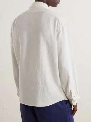 Polo Ralph Lauren Logo-embroidered Linen Woven Shirt